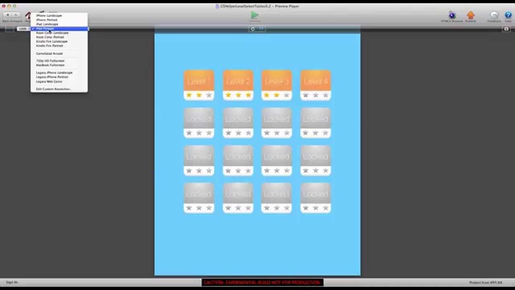 Libgdx Scene2d Based Level Selection Screen Including Locking Of Levels Newbie And Debugging 8431